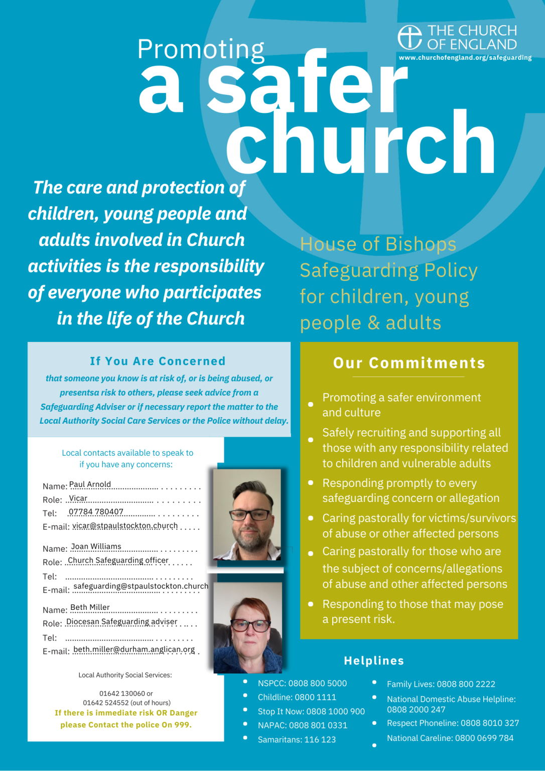 Safeguarding – St Paul's Church, Stockton